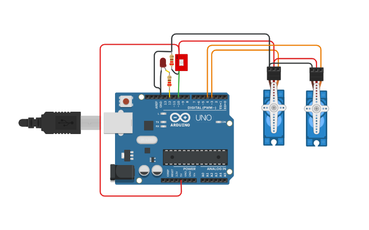Circuit design Pinza | Tinkercad