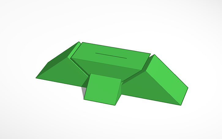 3D design Trianglar Prism Box - Tinkercad