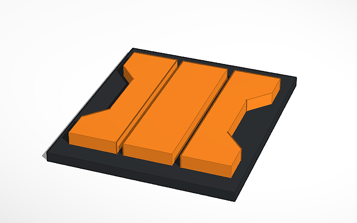 3D design cod 3 made by me logo | Tinkercad