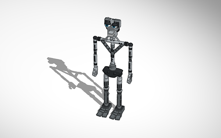 3D design Endoskeleton - Tinkercad