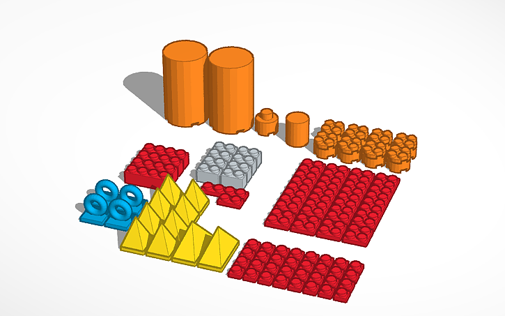 3D design lego bricks - Tinkercad