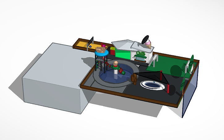 3D design BANG POOL - Tinkercad