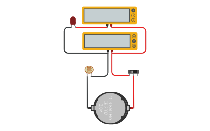 Circuit design Fotorezistor | Tinkercad