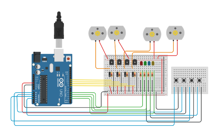 Circuit design Vending Machine | Tinkercad