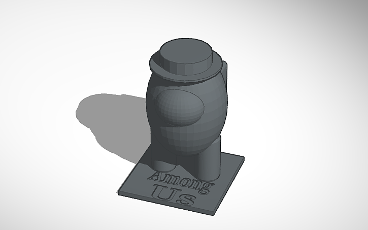 3D design among us - Tinkercad