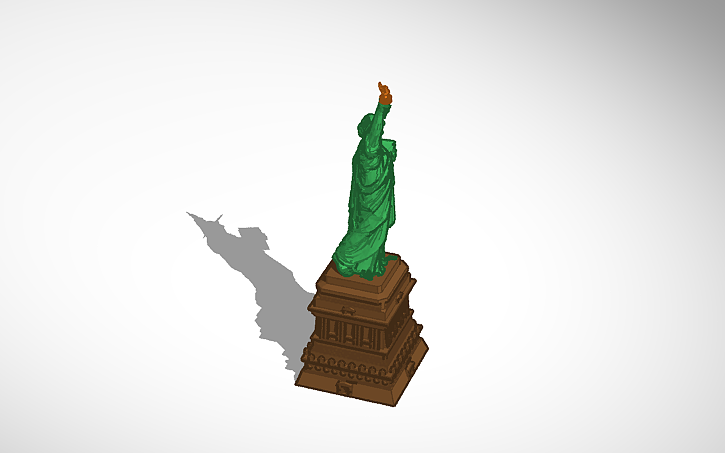 3D design Statue of Liberty - Tinkercad