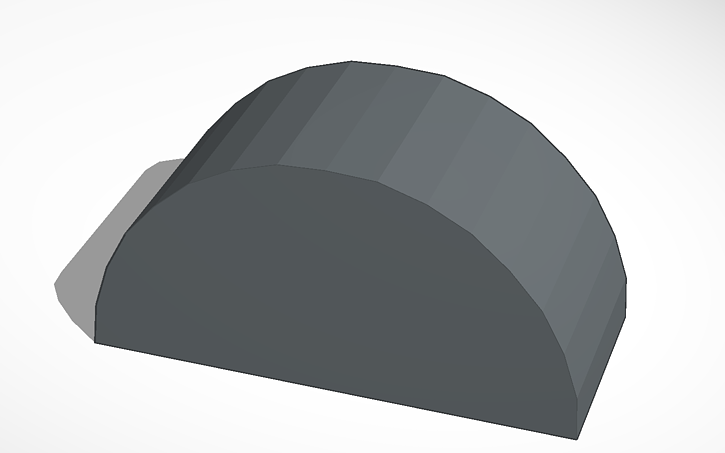 3D design light cover - Tinkercad