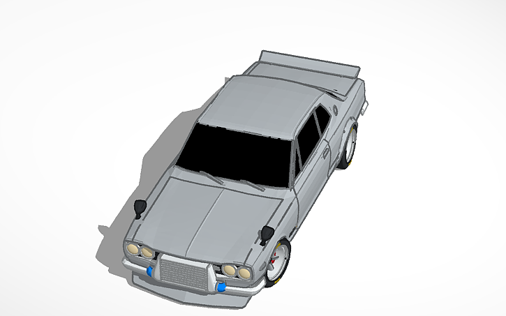 3D design Custom 1972 Nissan Skyline 2000 GT-R - Tinkercad