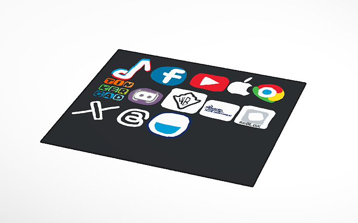 3D design Scribble Logos | Tinkercad