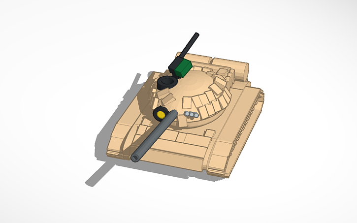 3D design Tank - Tinkercad