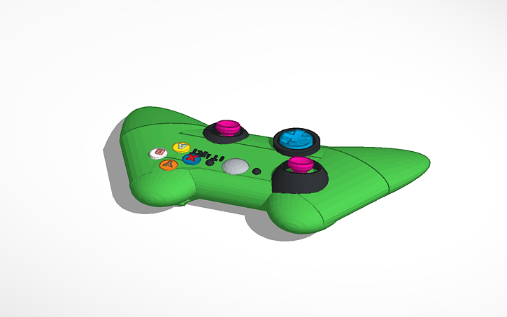 3D design sachas xbox controller | Tinkercad