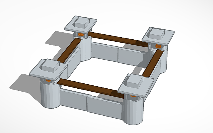 3D design simple Castle - Tinkercad