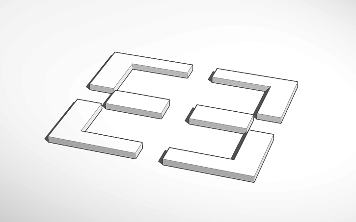 3D design Adinkra symbol - Tinkercad