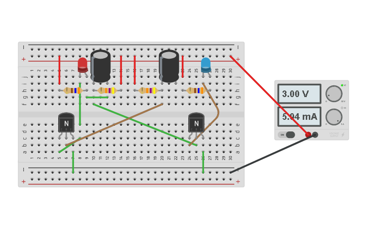 Circuit Design Blinker Circuit Tinkercad