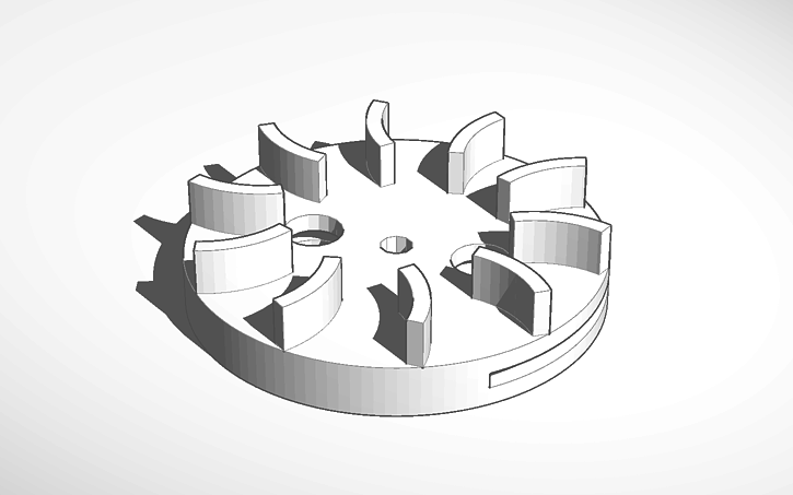 3D design Trimmer head for Gardena 'blades' | Tinkercad