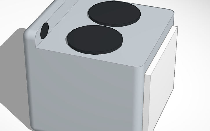 3D design Stove - Tinkercad