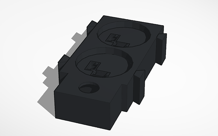 3D design horn relay, flasher, and kill switch block - Tinkercad