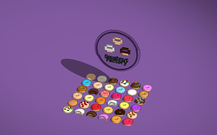 3D design Doughnut Factory - Tinkercad