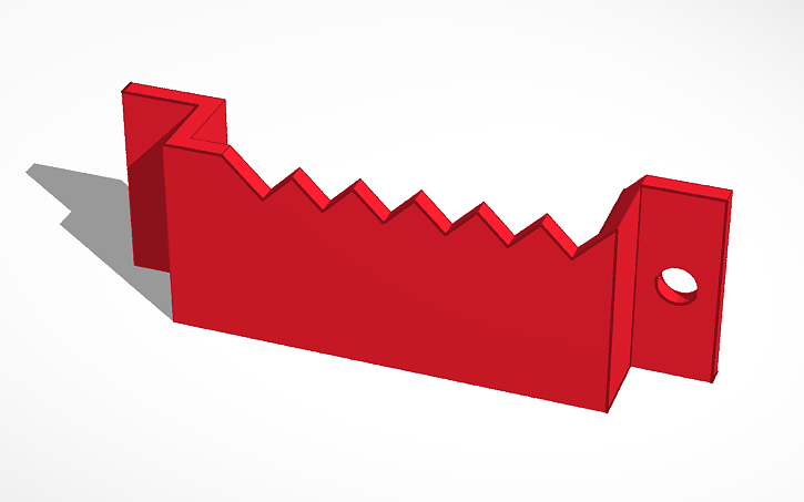 3D design Picture frame hanger - Tinkercad