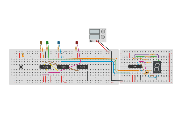 Circuit Design 3 Bit Mod 6 Up Counter Jk Flip Flops Tinkercad