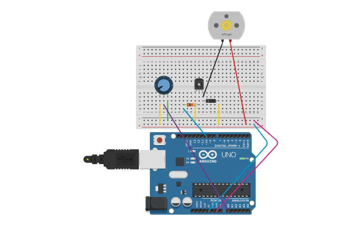 Circuit design lab 6 - Tinkercad