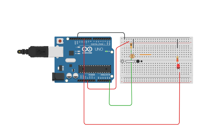 Circuit design Mod 3: Part 7 - Advanced night light | Tinkercad Circuit design Mod 3: Part 7 - Advanced night light | Tinkercad