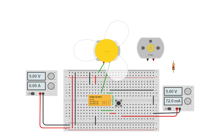Circuit Design Inversione Marcia Motore Cc Tinkercad