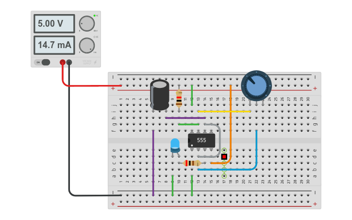 Circuit design tarefa 322 - Tinkercad