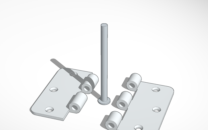 3d Design Door Hinge Tinkercad