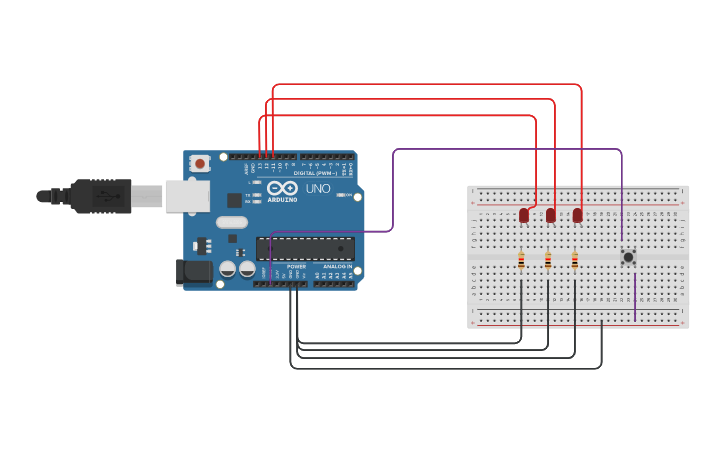 Circuit Design Count Up Timer Tinkercad