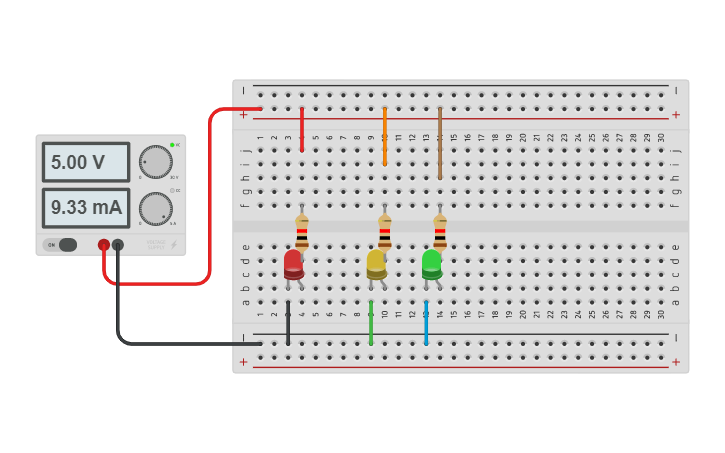 Circuit design hello word - Tinkercad