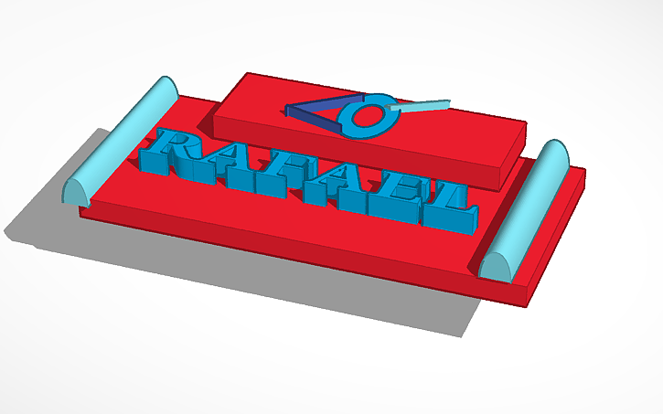 3D design Name Tag | Tinkercad