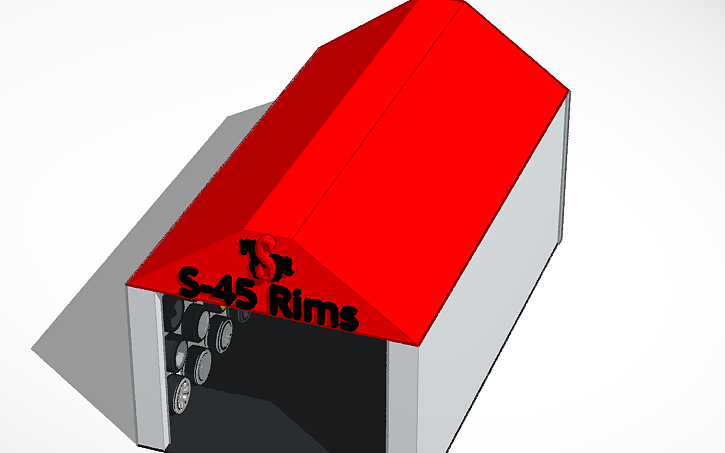 3D design Rims store - Tinkercad