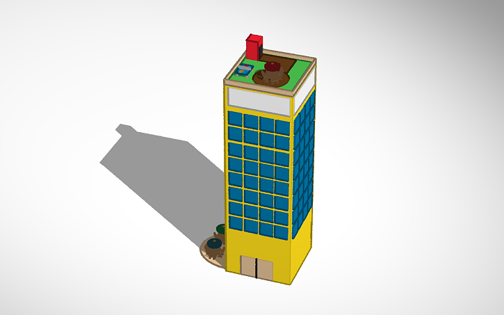 3D design Office Building - Tinkercad