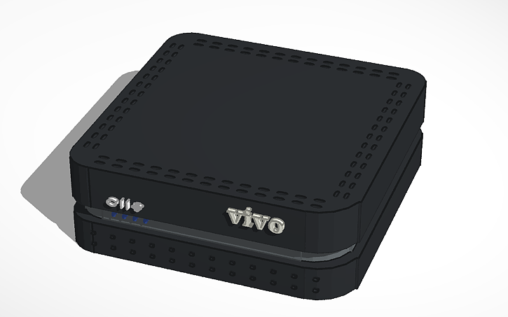 3D design Trabalho Modem - Tinkercad