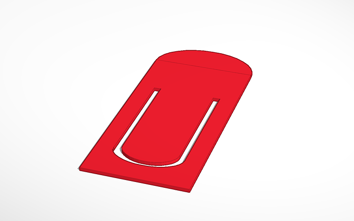 3D design Bookmark - Tinkercad