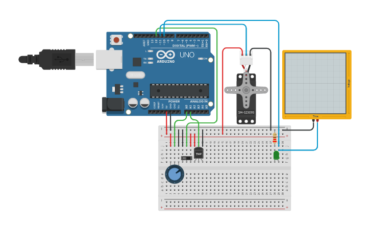 Circuit Design Sensors And Actuators With Arduino Tinkercad