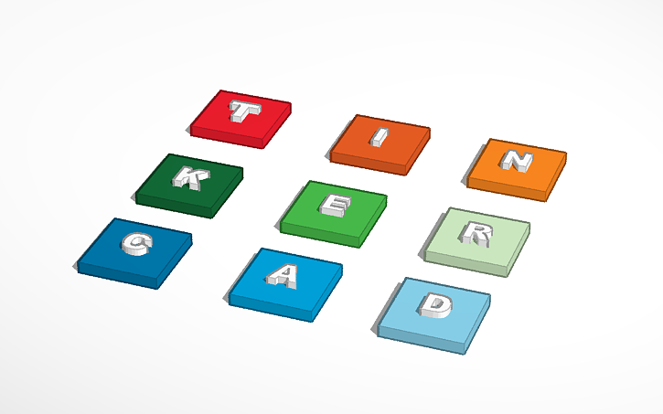 3D design Tinker CAD Logo | Tinkercad