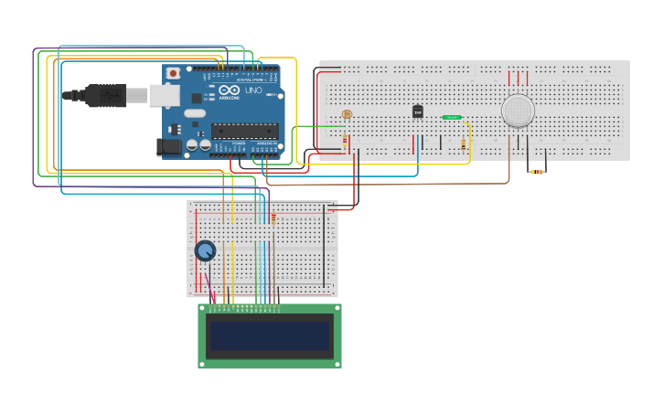 Circuit design M507 Weather Station | Tinkercad