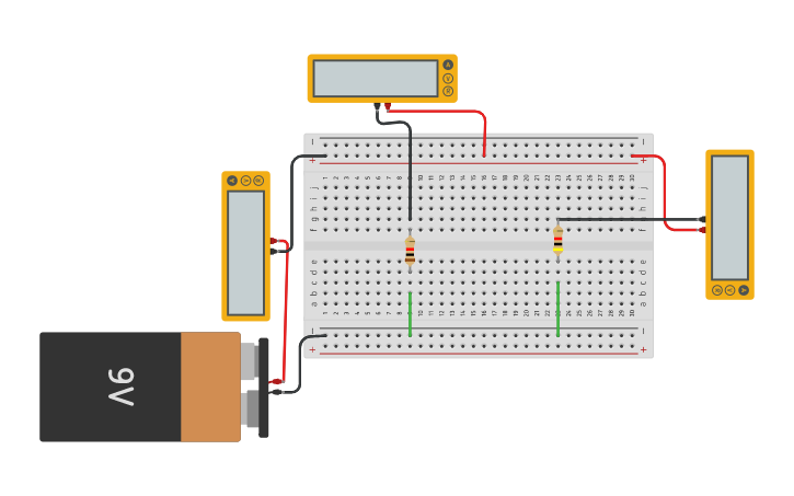 Circuit design Litar selari ( soalan 1) | Tinkercad