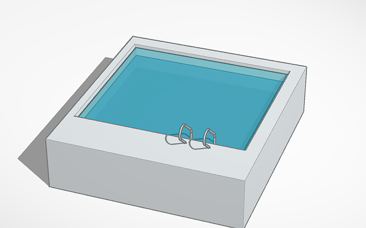 3D design pool - Tinkercad