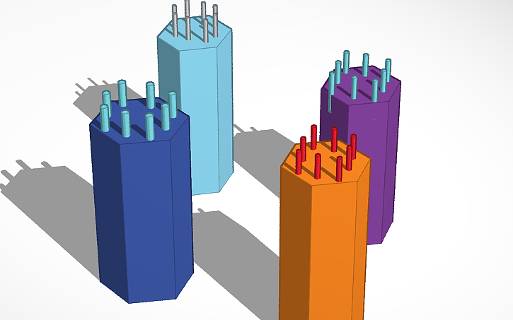 3D design Celestial Pillars Terreria - Tinkercad