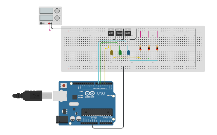 Circuit design HDD BLDC/Stepper motor driver | Tinkercad