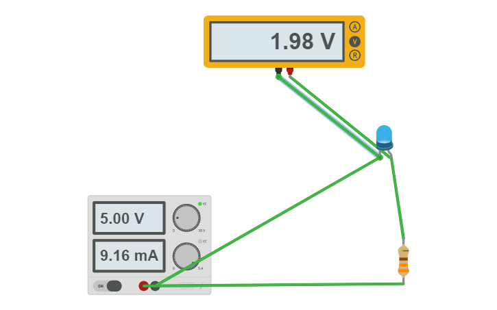 Circuit Design Lighting An Led Tinkercad