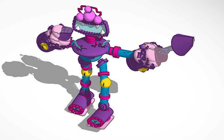 3D design Psychic island epic wubbox (Pose 1) - Tinkercad