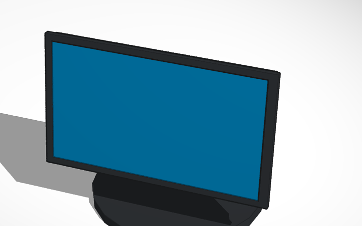 3D design Computer Monitor - Tinkercad