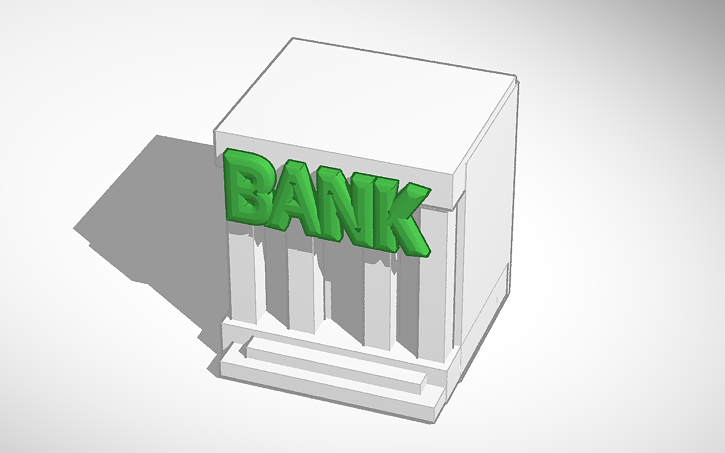 3D design BANK - Tinkercad