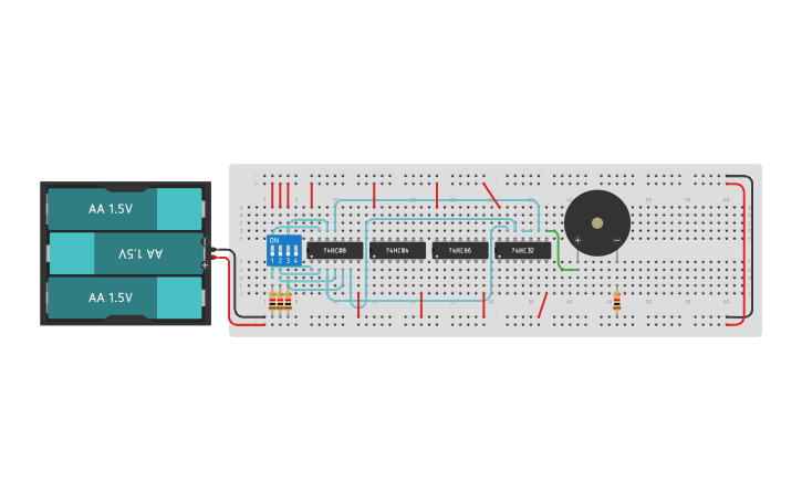 Circuit Design Buzzer Tinkercad
