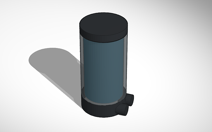 3D design Water cooling - Tinkercad