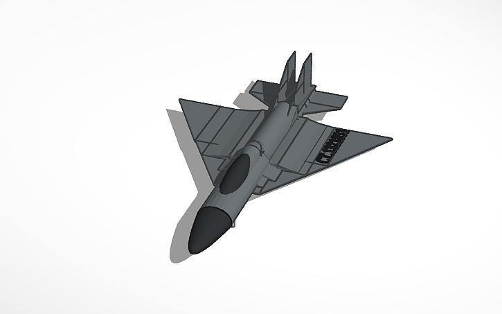 3D design ||jet fighter|| - Tinkercad
